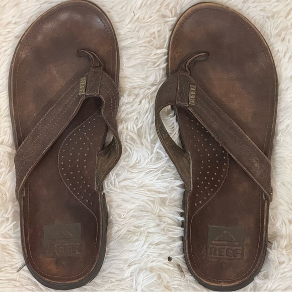 Reef | Shoes | Reef Jbay Iii Mens Leather Sandals Size 1 | Poshmark